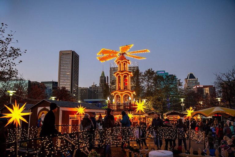 Get Going to the German Christmas Village at Baltimore’s Inner Harbor ...